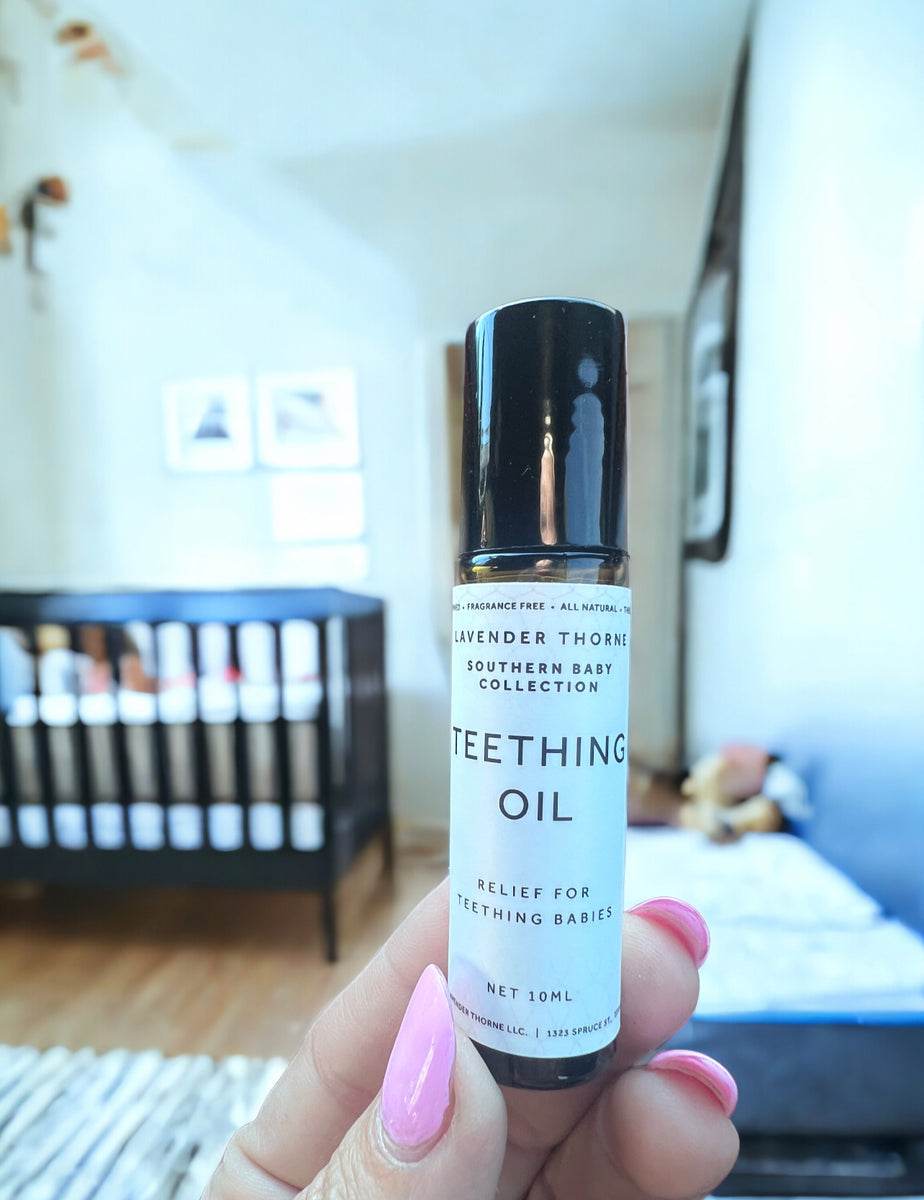 Baby Teething Roller – Lavender Thorne